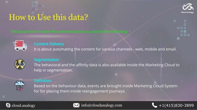 Einstein recommendations how it works | PPTX | Cloud Computing | Internet