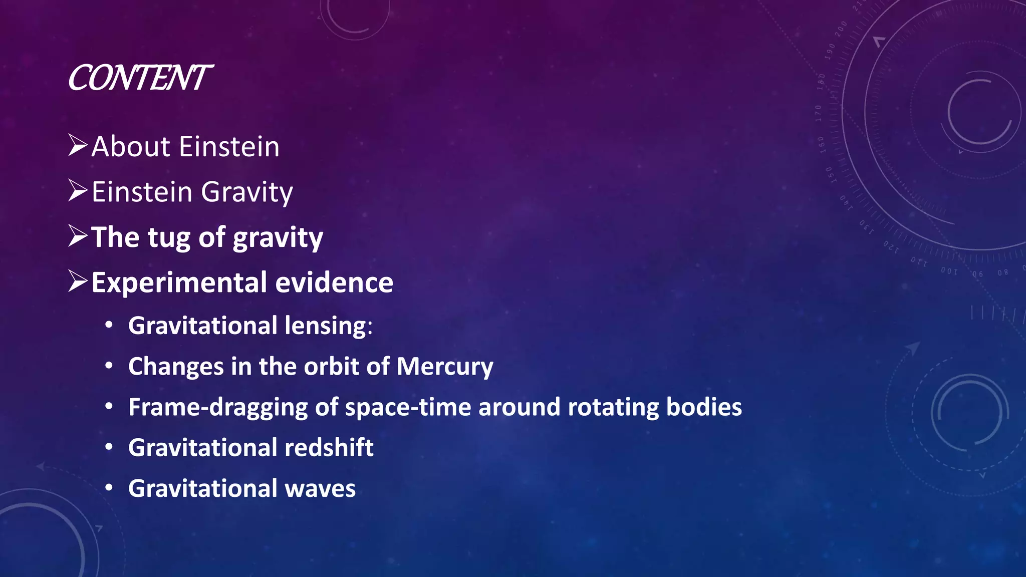 Einstein's theory of general relativity | PPT
