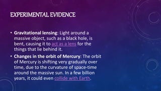 Einstein's theory of general relativity | PPTX