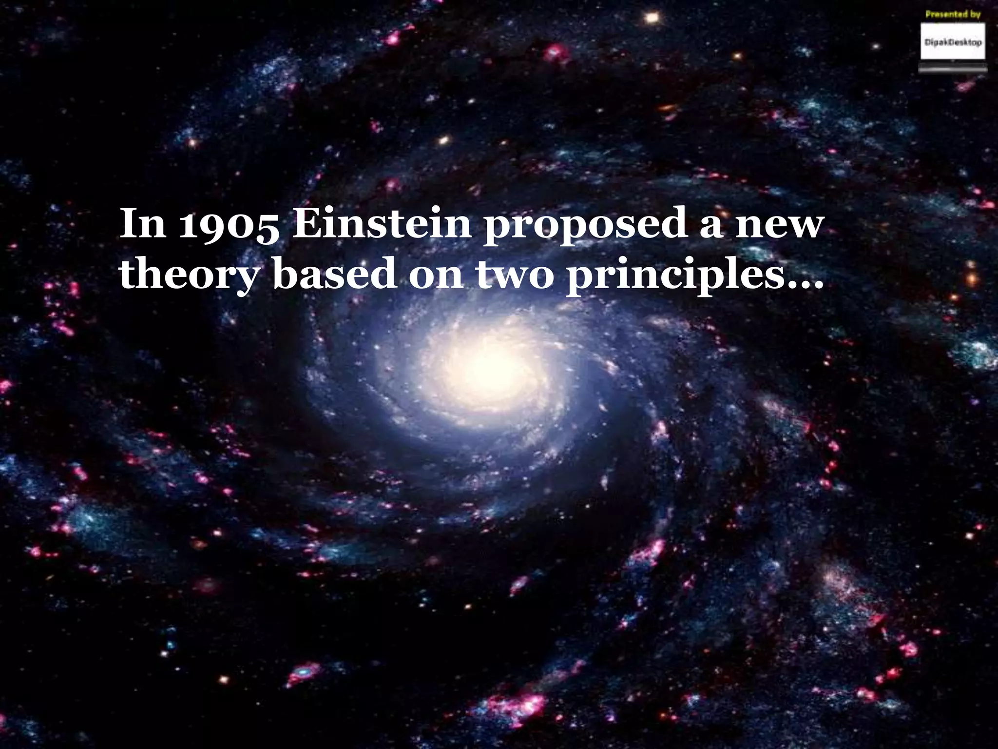 Einstein's theory of relativity - Explained! | PPTX