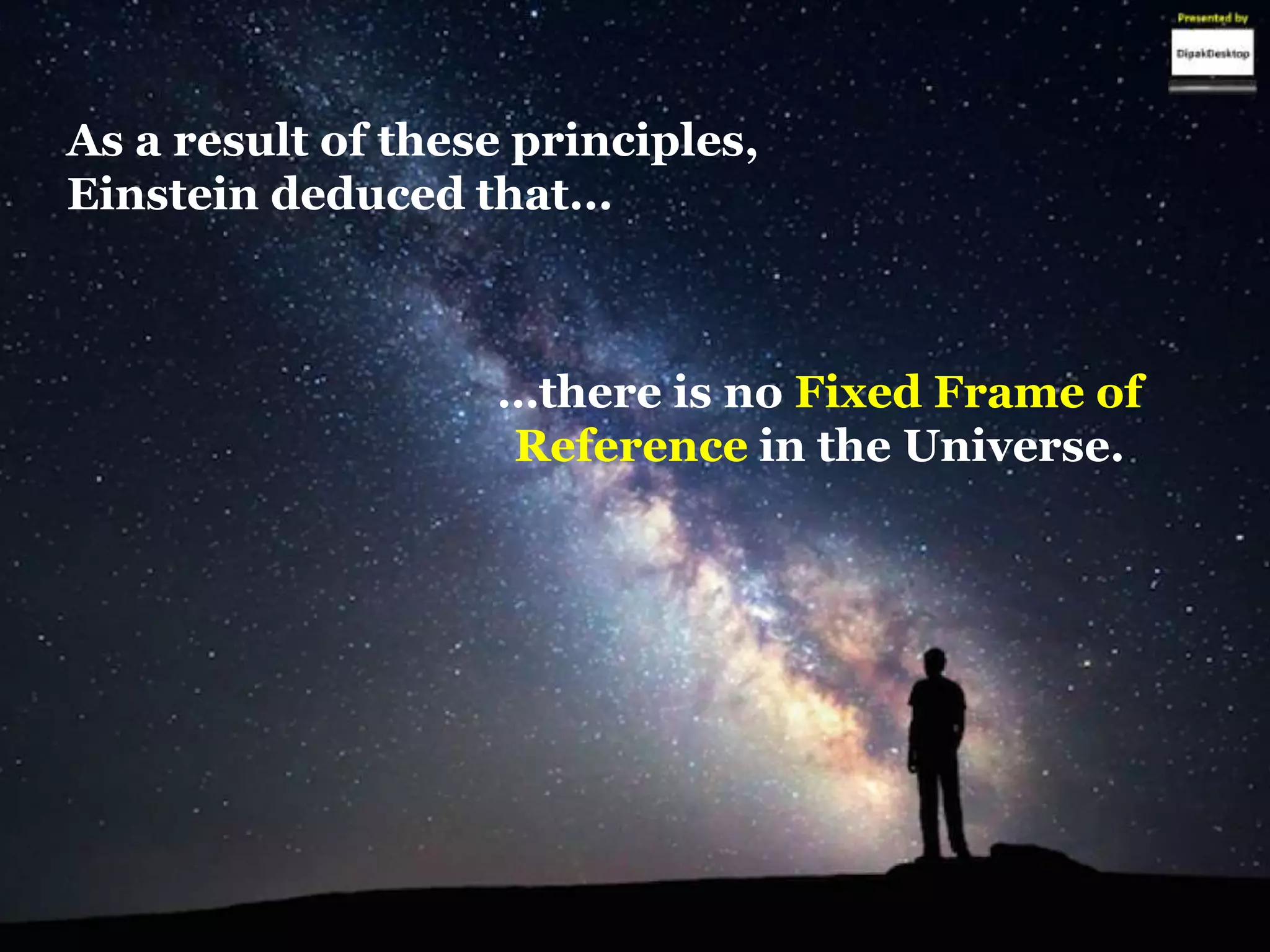 Einstein's theory of relativity - Explained! | PPTX