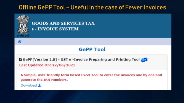 E-Invoice under GST - How to enroll and use various tools to generate E ...