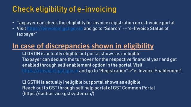 E-Invoice under GST - How to enroll and use various tools to generate E ...