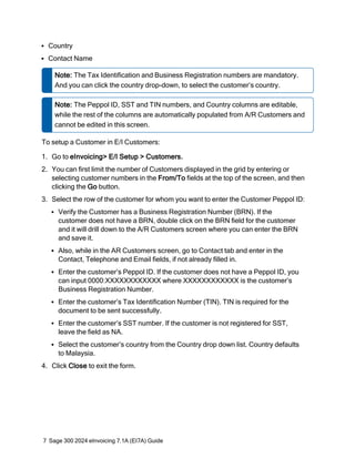 eInvoicing 7.1A (EI7A) Guide for sage ACCPAC | PDF