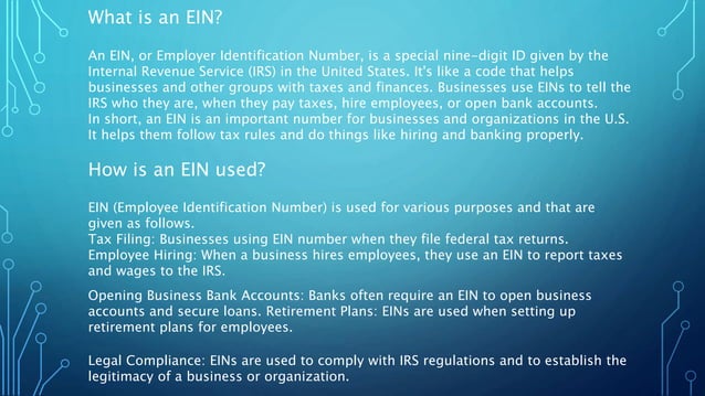 EIN vs TIN - What Every Business Owner Should Understand.pptx