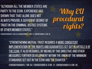 European Investigation order and rights of the defence | PPT