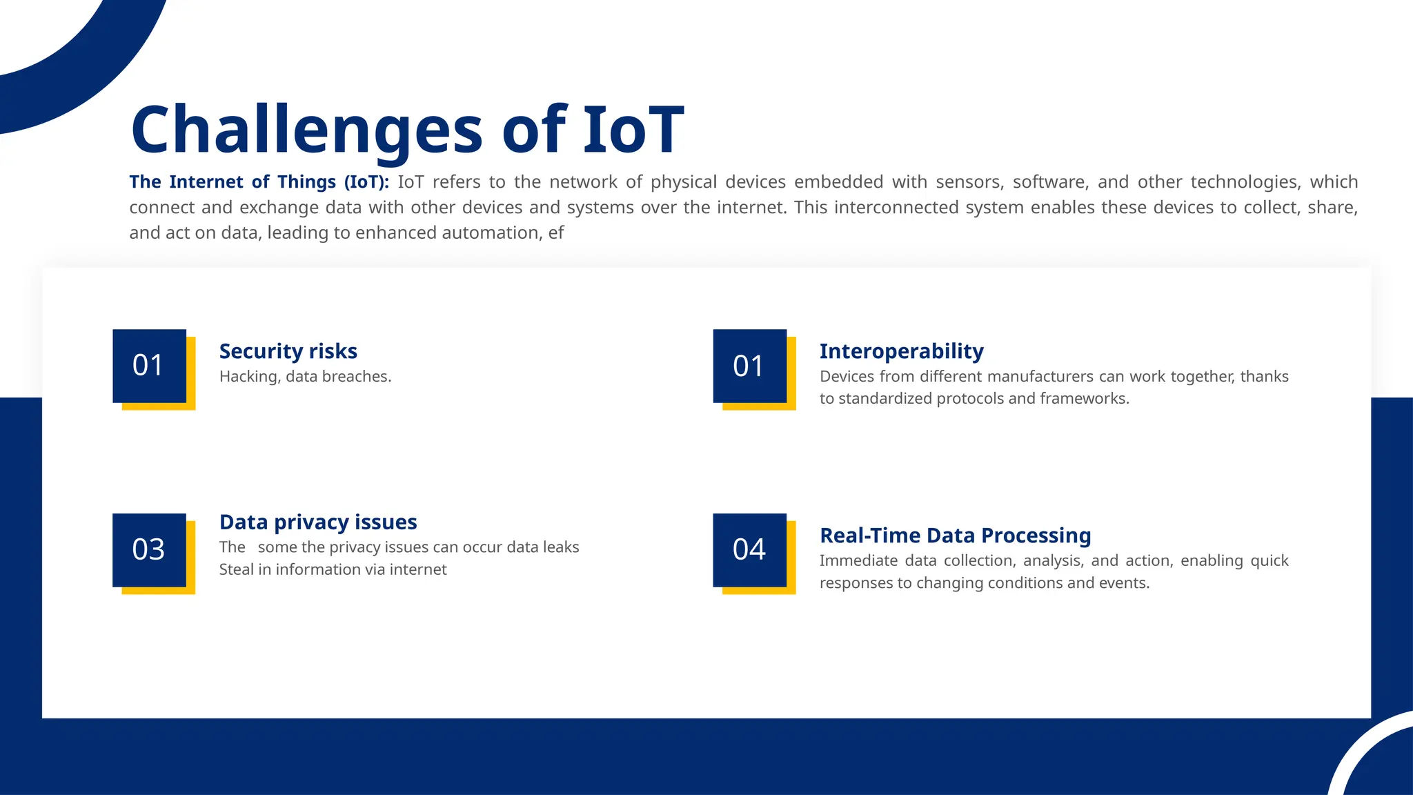 Iot presentation for Embedded iot presentation | PPTX