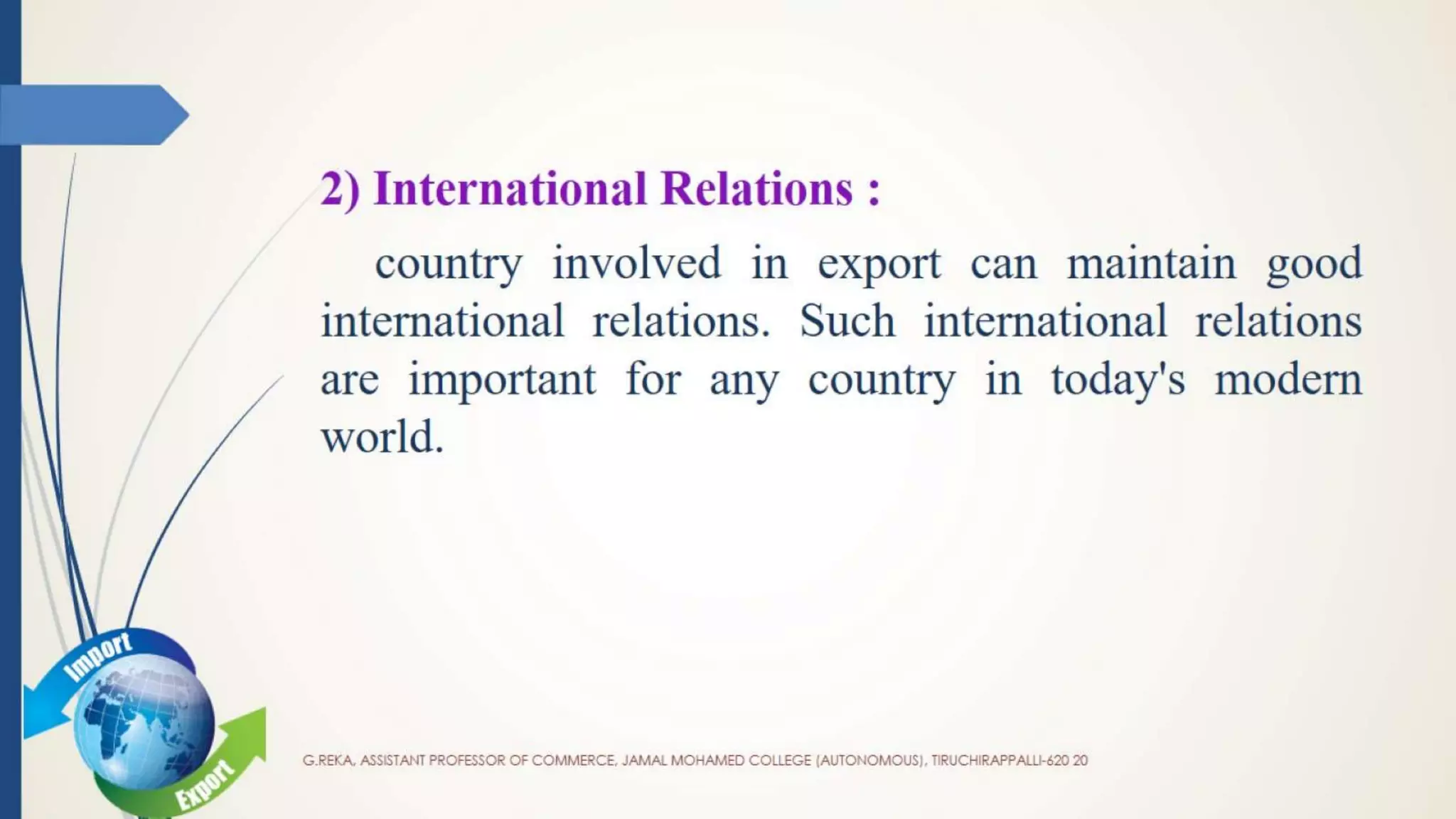 IMPORT AND EXPORT- ADVANTAGES,DISADVANTAGES AND IMPORTANCE | PPT