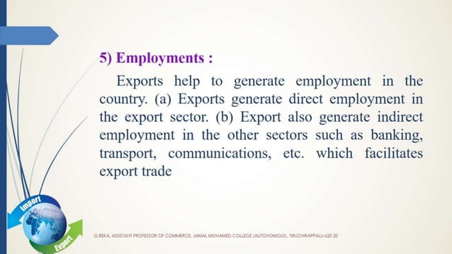 IMPORT AND EXPORT- ADVANTAGES,DISADVANTAGES AND IMPORTANCE | PPTX