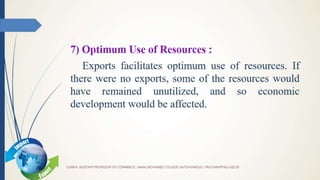 IMPORT AND EXPORT- ADVANTAGES,DISADVANTAGES AND IMPORTANCE | PPTX