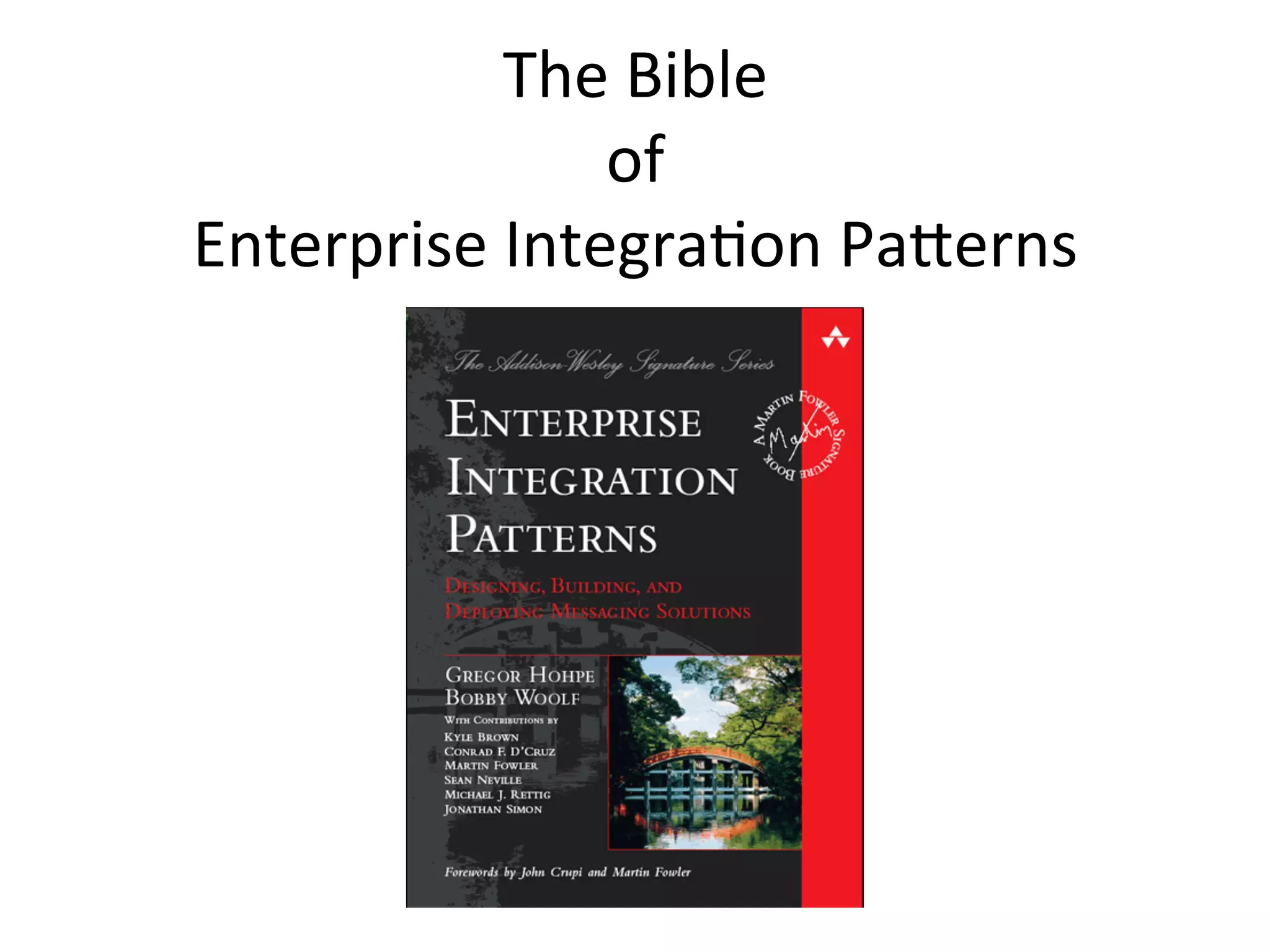 Enterprise Integration Patterns | PPT