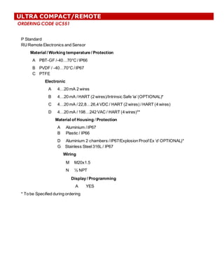 Ultrasonic Level Transmitter | PDF
