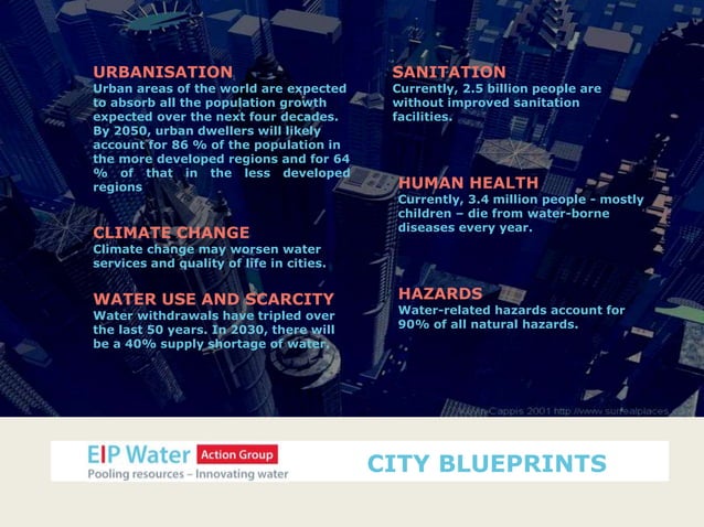 EIP Water Action Group City Blueprints September 2013 | PPT