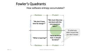 Software Architecture: Why not just design? | PPTX | Programming Languages | Computing