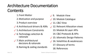Software Architecture: Why not just design? | PPTX | Programming Languages | Computing
