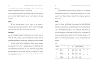 A Study on Emotional Intelligence of Student Teacher: A Case Study of Loikaw Education College ...
