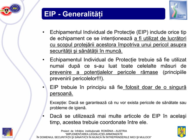 Eip - echipament individual de protectie | PDF