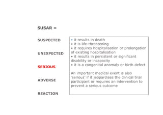 Current Landscape for Safety Reporting in Clinical Trials | PDF