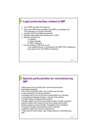 Implementation of Annex 13 of the EU GMP Guide | PDF