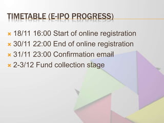 eIPO | PPTX