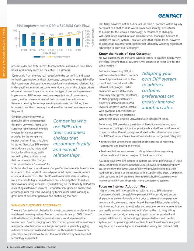 Genpact EIPP - Ebilling Solution Whitepaper | PDF