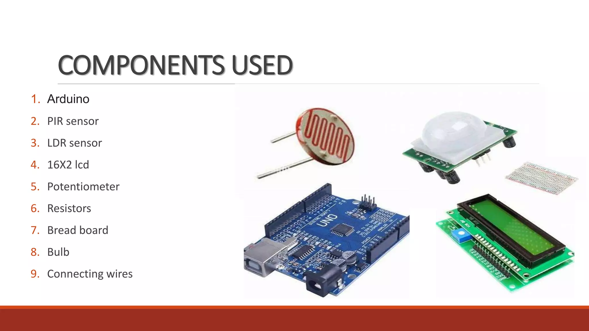 automatic street light control using aurdino,PIR,LDR tinker cad circuit ...