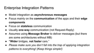 Enterprise Integration Patterns and Apache Camel | PPTX