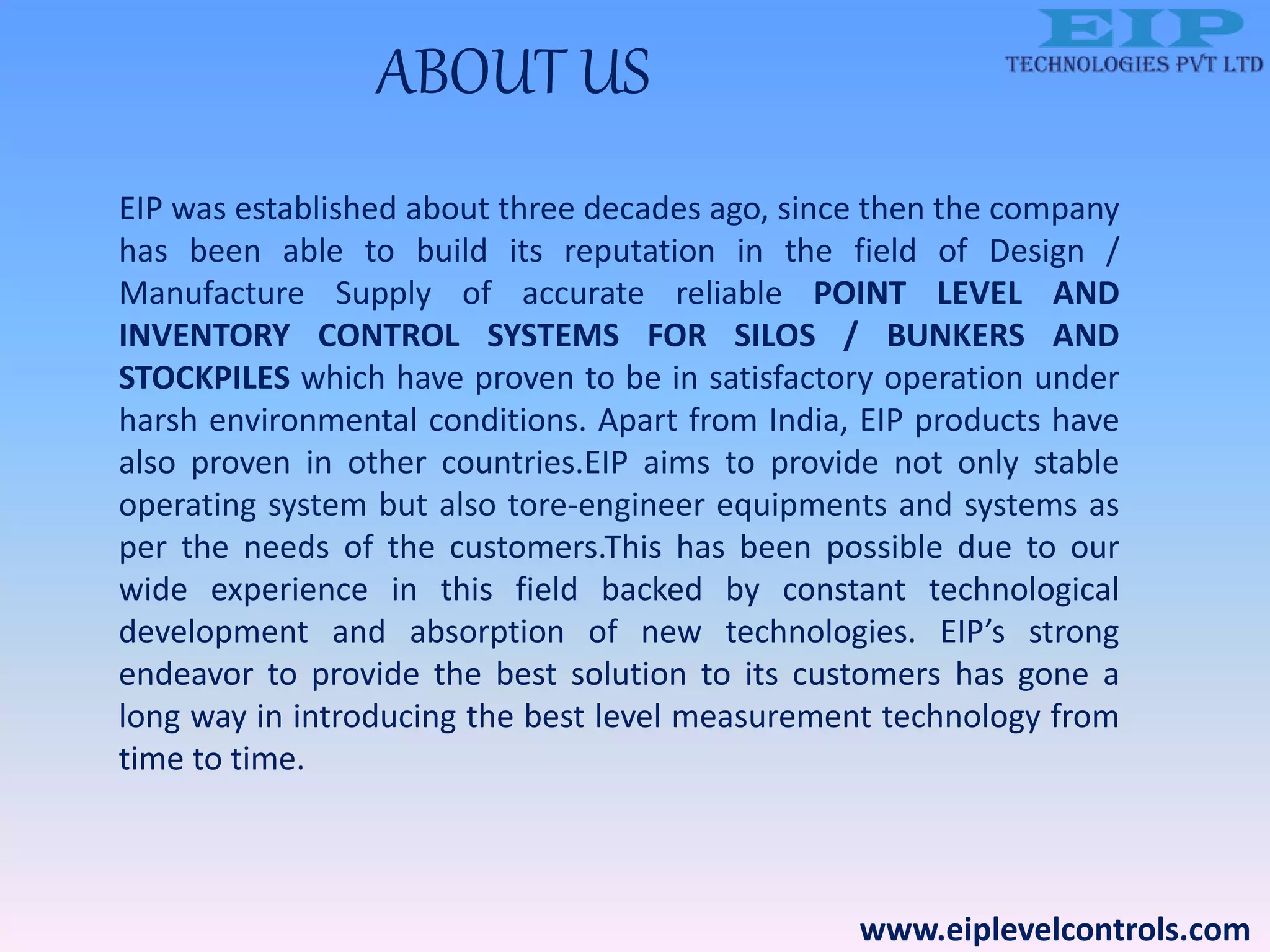 Eip tecnologies pvt ltd | PPTX