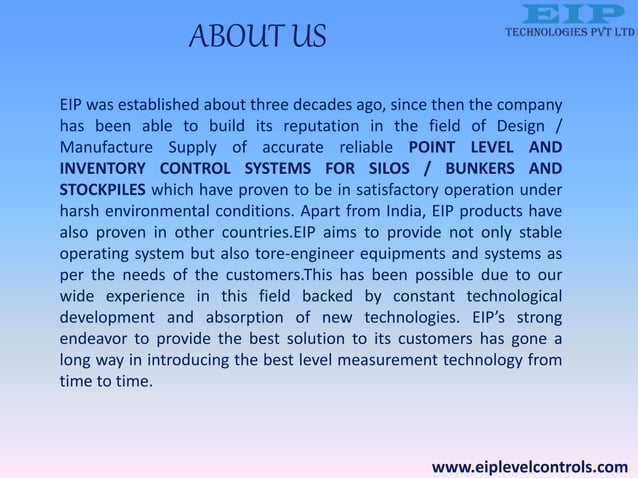 Eip tecnologies pvt ltd | PPT