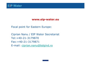 Eip water presentation11 2014 | PPT
