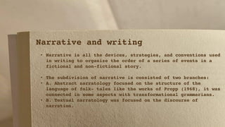 Psychology of Language: The Construction of Narrative Text | PPT