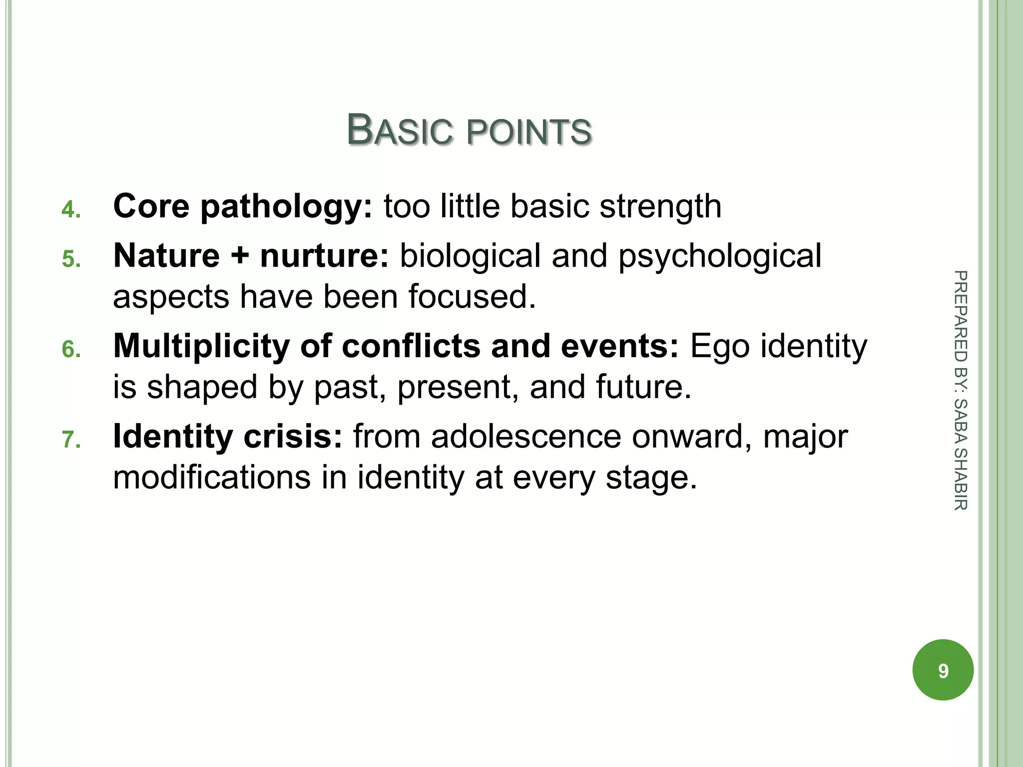 Eirk Erikson's Stages of Psychosocial Development | PPTX