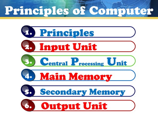 Eis M1 01 principle of computer(1) | PPT