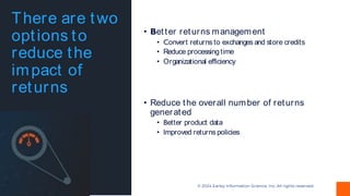 Reducing Returns to Increase Margin Through Better Product Data | PPT