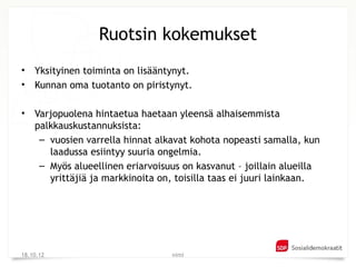 Ei sairaussakolle - SDP | PPT