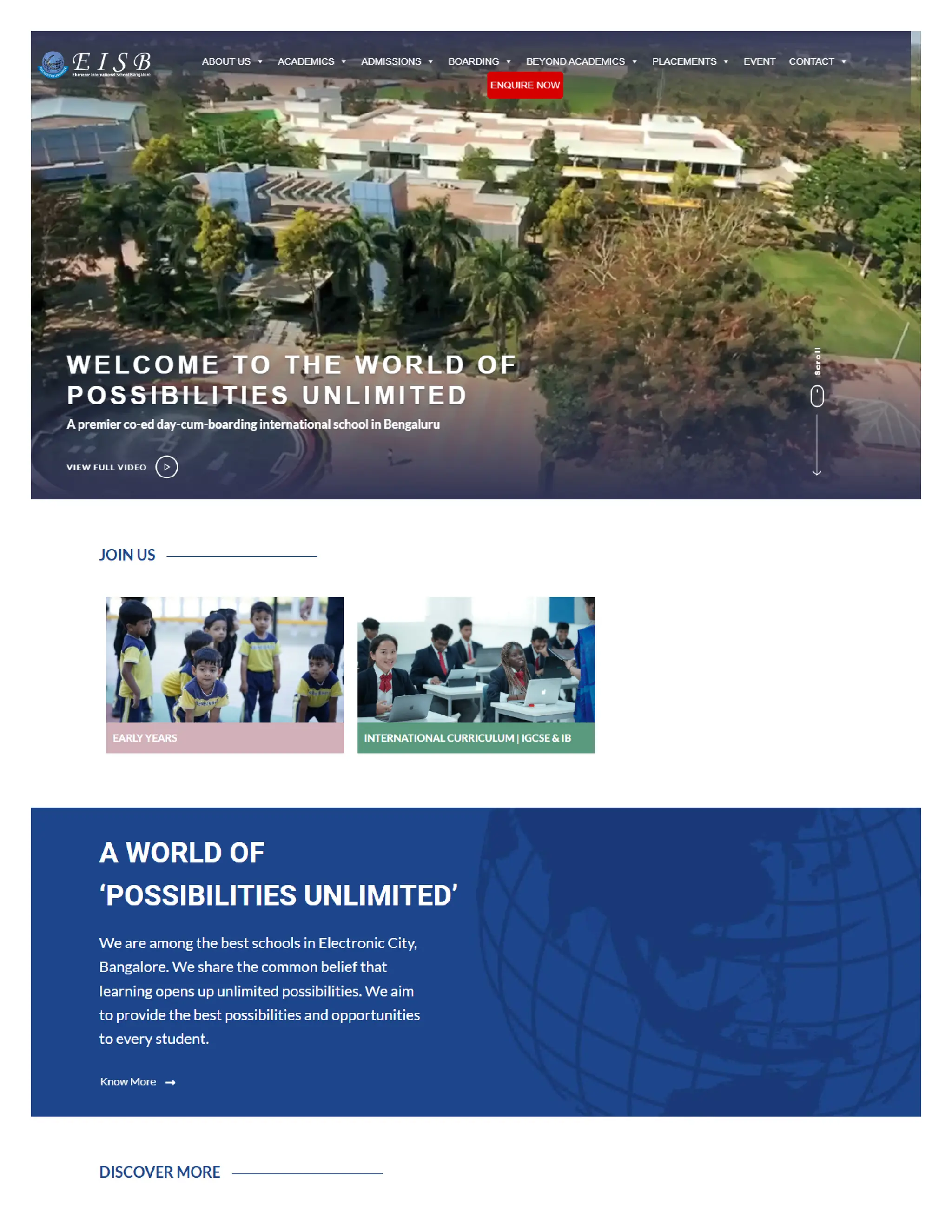 Ebenezer International School - Bangalore | PDF