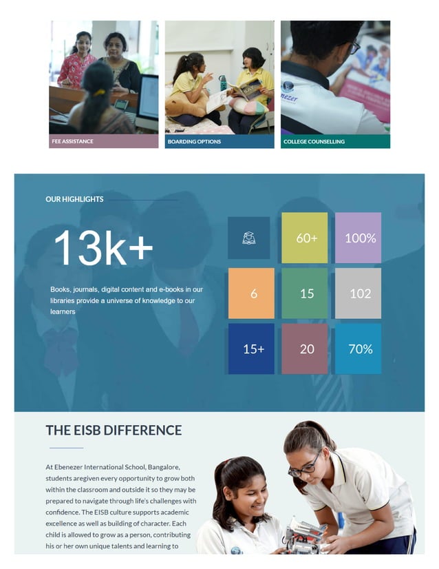 Ebenezer International School - Bangalore | PDF