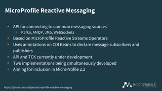 Streaming to a new Jakarta EE | PPT