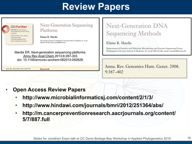 Evolution of DNA Sequencing by Jonathan Eisen | PDF