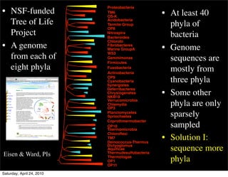 A phylogeny driven genomic encyclopedia of bacteria and archaea | PDF