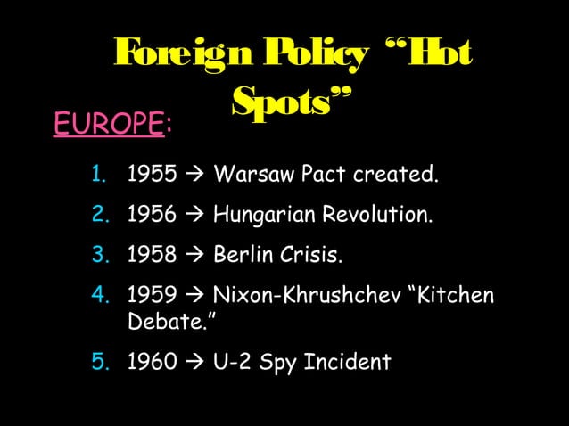Eisenhower foreign policy | PPT