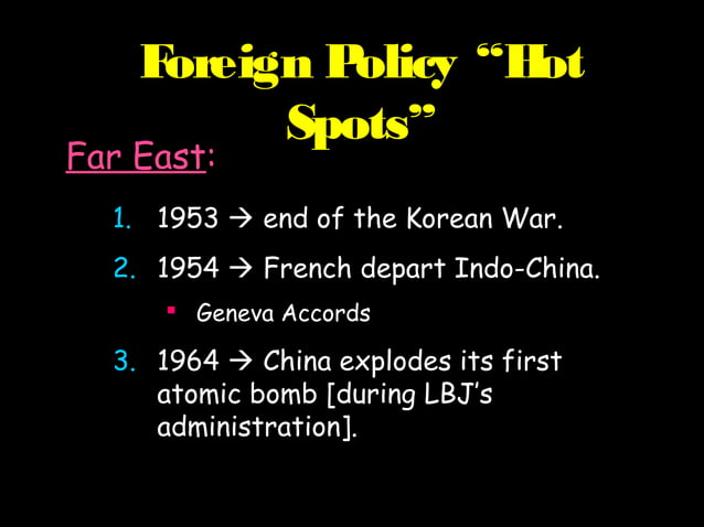 Eisenhower foreign policy | PPT