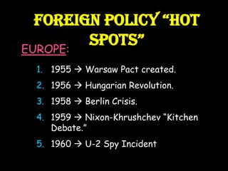 Eisenhower foreign policy | PPT