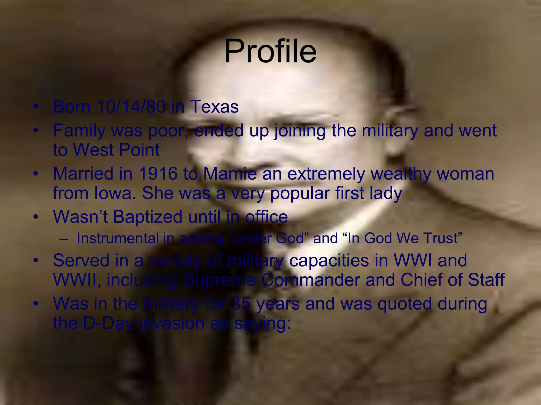 Eisenhower domestic policies | PPT