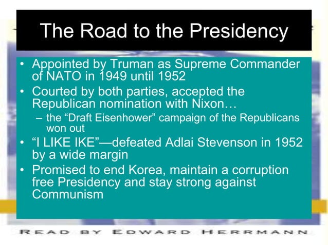 Eisenhower domestic policies | PPT