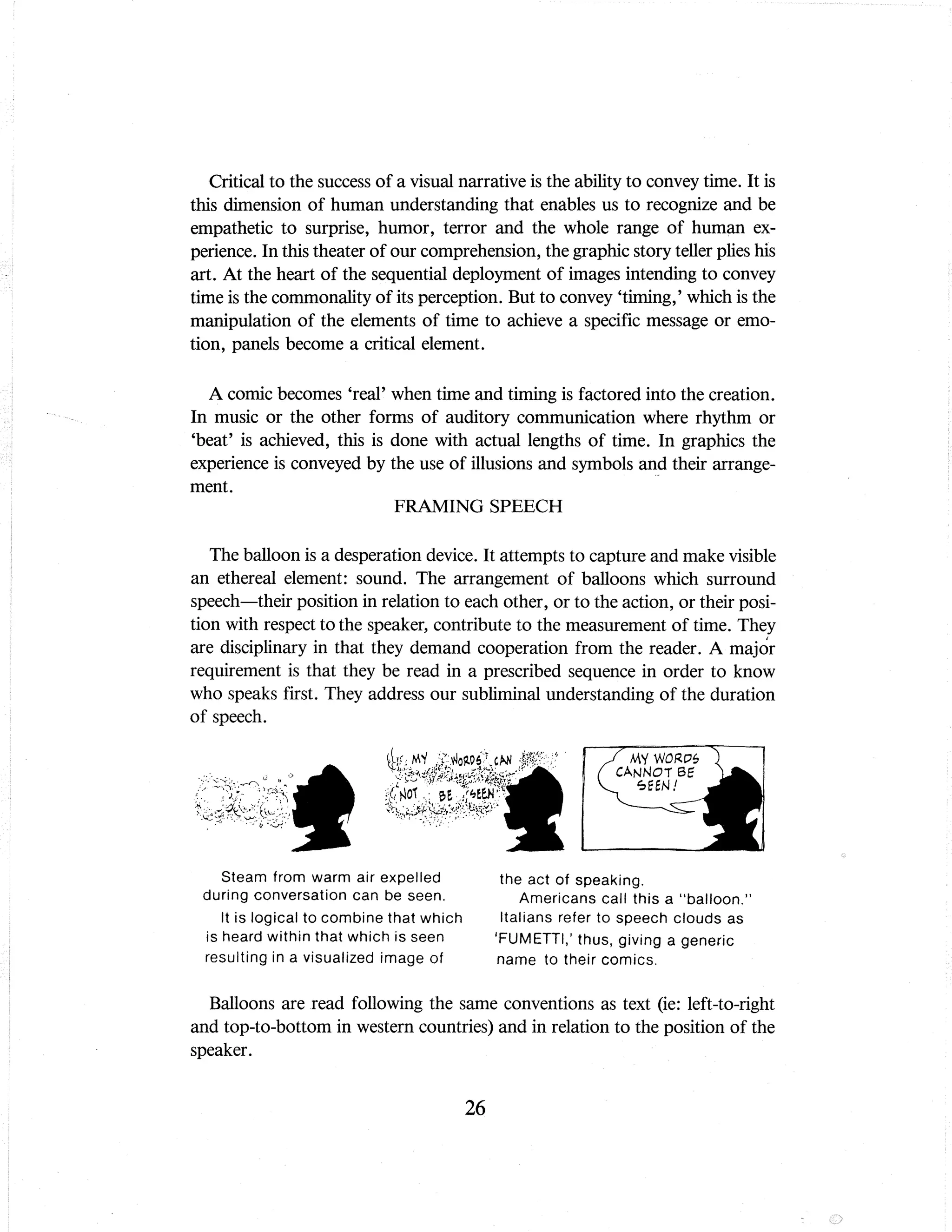 Eisner theory of comics & sequential art (1) | PDF