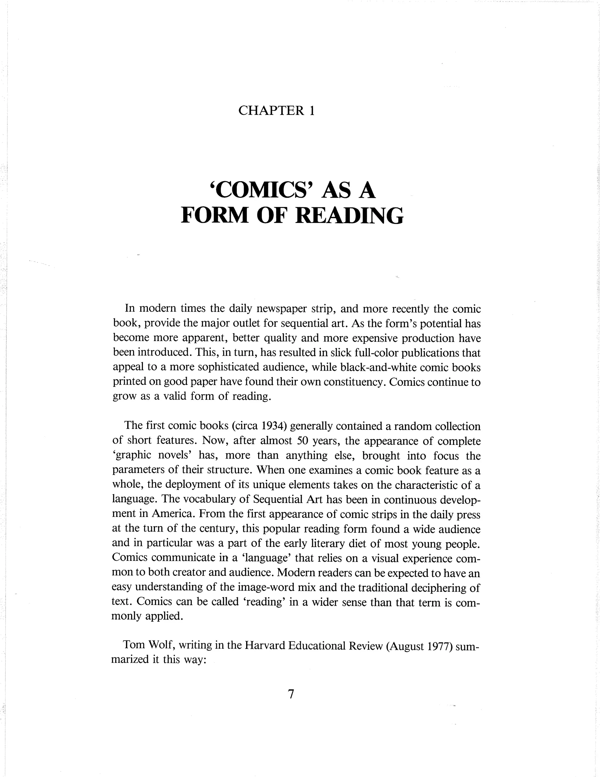 Eisner theory of comics & sequential art (1) | PDF