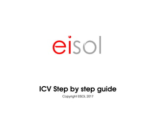 ICV Application guide | PPT