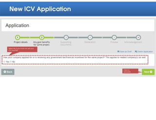 ICV Application guide | PPT
