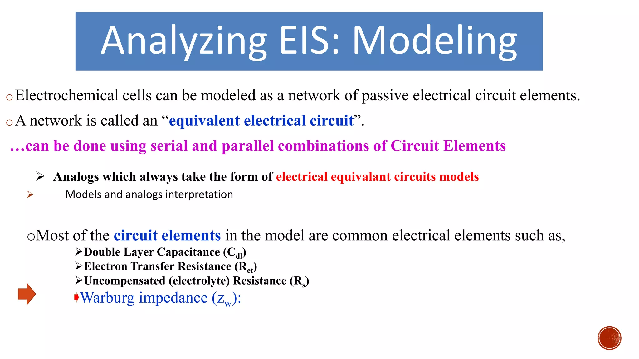 Electrochemical impedance spectroscopy (EIS) | PDF
